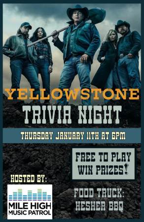 YELLOWSTONE TRIVIA NIGHT | Visit Aurora